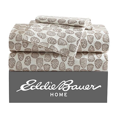 Click here for Eddie Bauer Little Creek Pine Cone Cotton Flannel... prices