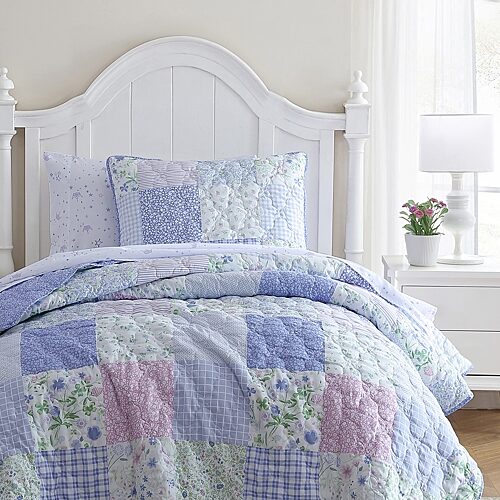 Click here for Laura Ashley Kids Parker Patchwork Reversible 2 Pi... prices