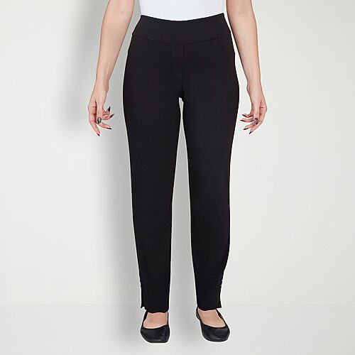Click here for Hearts Of Palm Womens Straight Mid Rise Pull-On Pa... prices