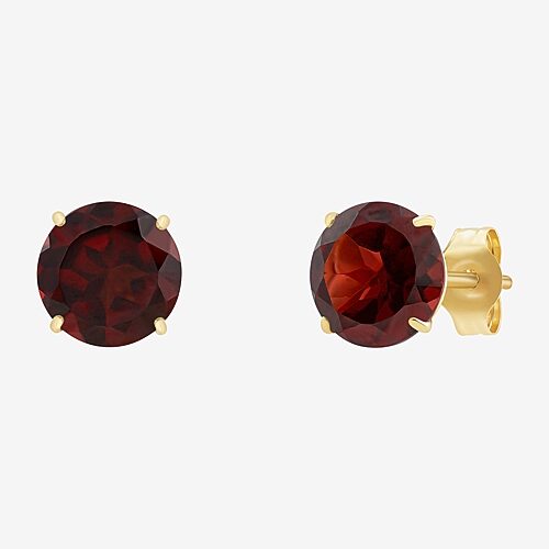 Click here for Gemstone 10K Gold 4mm Round Stud Earrings  One Siz... prices