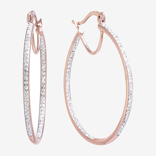 Click here for Sparkle Allure Womens Crystal 14k Rose Gold Over B... prices
