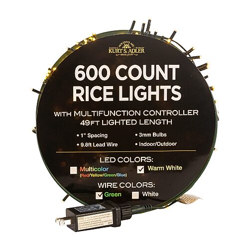 Click here for Kurt Adler 49 Foot Led Rice String Lights  One Siz... prices