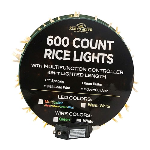 Click here for Kurt Adler Led White Wire Rice Lights String Light... prices