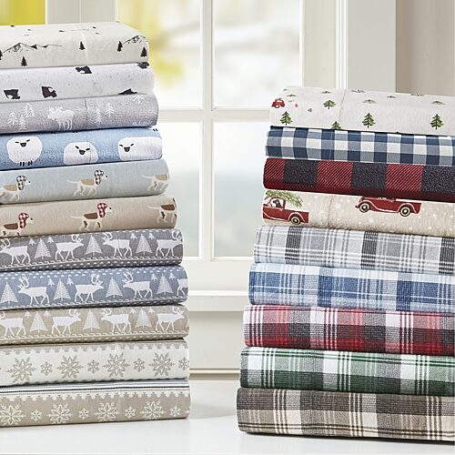 Click here for Woolrich Printed Flannel 4-Pc. Sheet Set  King - G... prices