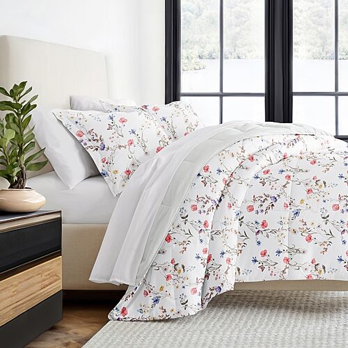 Click here for ienjoy Home Meadow Floral Stripe 2-Piece Comforter... prices