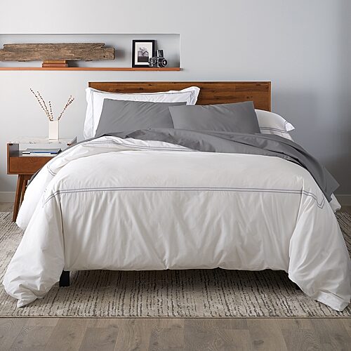Click here for Ella Jayne 100 Cotton Percale 3 Piece Duvet Set wi... prices