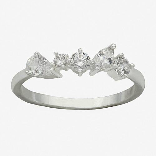 Click here for Sparkle Allure Womens 2MM Cubic Zirconia Pure Silv... prices