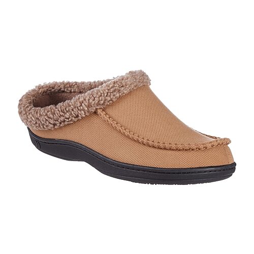 Click here for Isotoner Mens Moccasin Slippers  X-large  Beige prices
