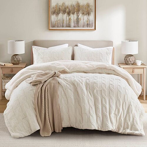Click here for Madison Park Riordan Waffle Knit Chenille 2-Pc. Co... prices