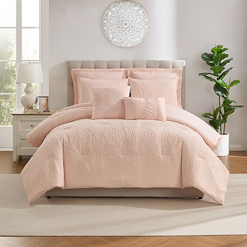 Click here for Sweet Home Collection 7pc. Reversible Medallion Co... prices