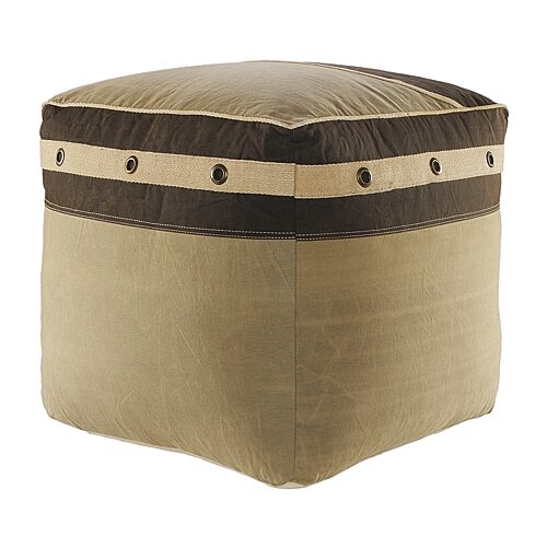 Click here for LR Home Holland 20 Handmade Cotton Pouf in Brown... prices
