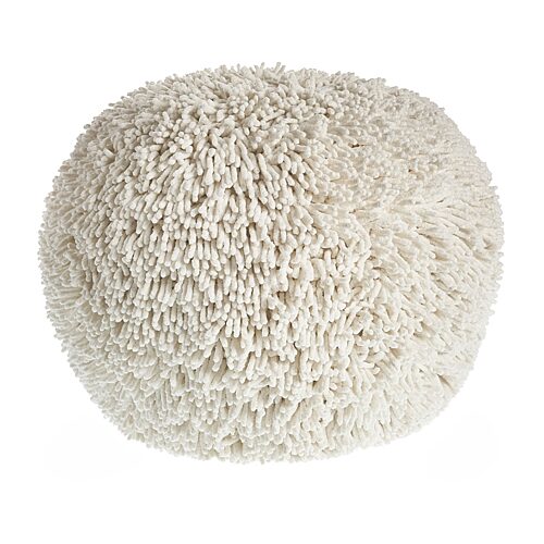 Click here for LR Home Leilani 16 Handmade Cotton Pouf in Cream... prices