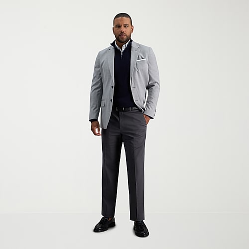 Click here for Mens Haggar(R) Premium No Iron Flat Front Pants prices