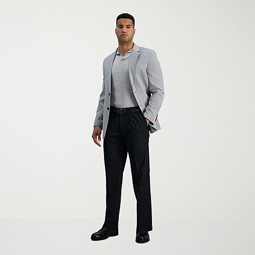 Click here for Haggar Mens Premium No Iron Khaki Classic Fit Plea... prices