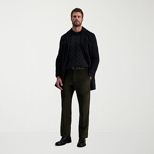Click here for Haggar Stretch Corduroy Mens Classic Fit Flat Fron... prices