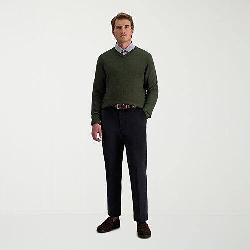 Click here for Haggar Stretch Corduroy Mens Classic Fit Flat Fron... prices