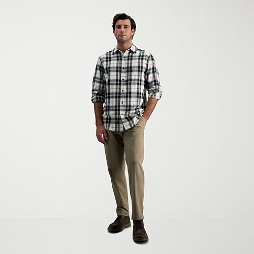 Click here for Haggar Mens Life Khaki Straight Fit Comfort Pant -... prices