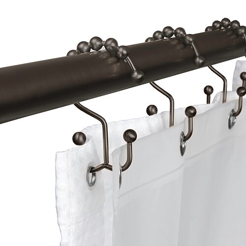 Click here for Maytex Mills Double Ball Glilde Shower Curtain Hoo... prices