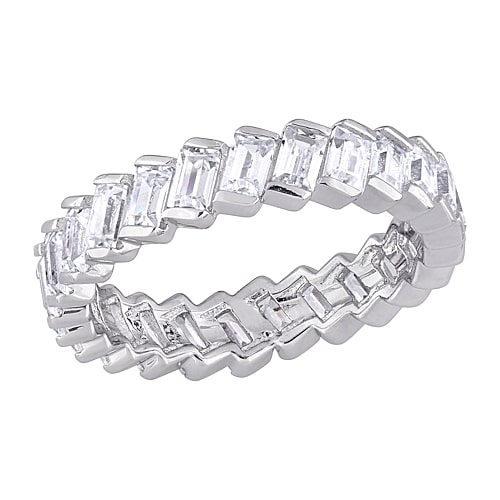 Click here for Womens 4MM 2 3/4 CT. Cubic Zirconia Sterling Silve... prices