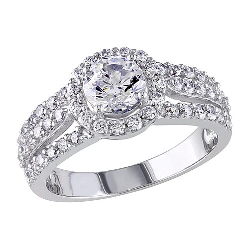 Click here for Womens 3 1/4 CT. Cubic Zirconia Sterling Silver En... prices