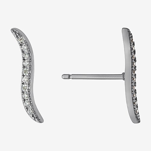 Click here for Silver Treasures Womens Cubic Zirconia Sterling Si... prices