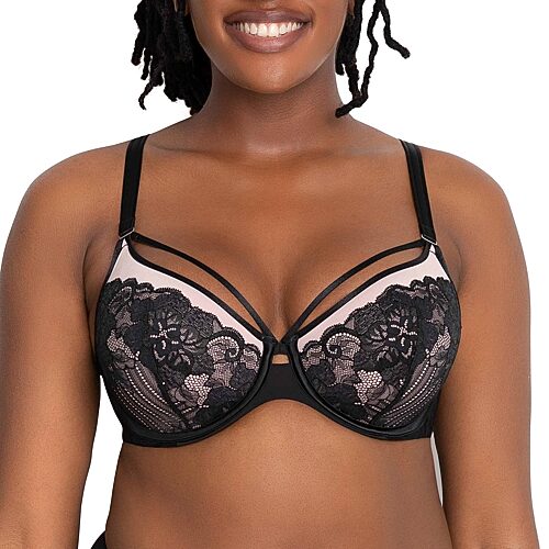 Click here for Curvy Couture Tulip Strappy Lace Push Up- 1267  C... prices