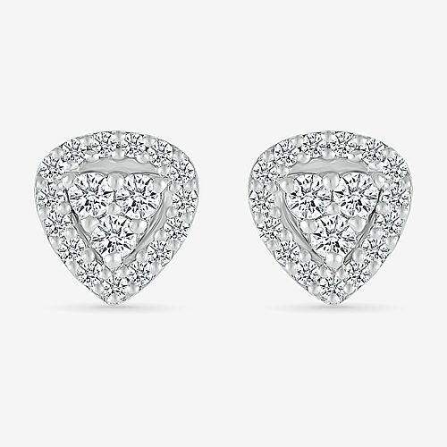 Click here for 1/5 CT. Natural White Diamond Sterling Silver 6.7m... prices