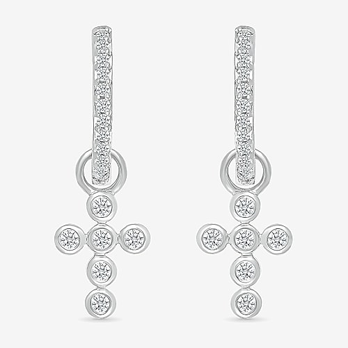 Click here for Womens 1/5 CT. Natural White Diamond Sterling Silv... prices