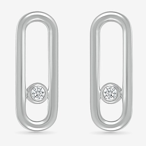 Click here for Diamond Accent Natural White Diamond Sterling Silv... prices