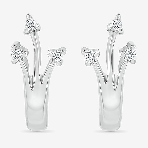 Click here for Womens Diamond Accent Natural White Diamond Sterli... prices
