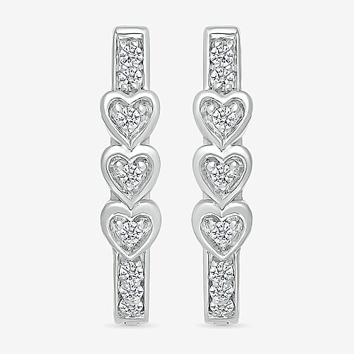 Click here for Womens 1/8 CT. T.W. Natural White Diamond Sterling... prices