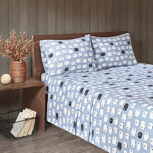 Click here for Woolrich Printed Flannel 4-Pc. Sheet Set  King - B... prices