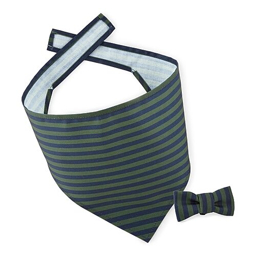 Click here for Paw & Tail Dog Bandana and Bow Tie Set  One Size... prices