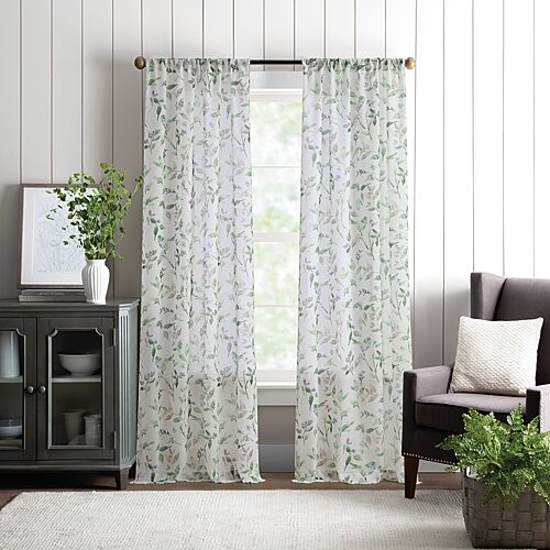 Click here for Martha Stewart Kensington Garden Print Rod Pocket... prices