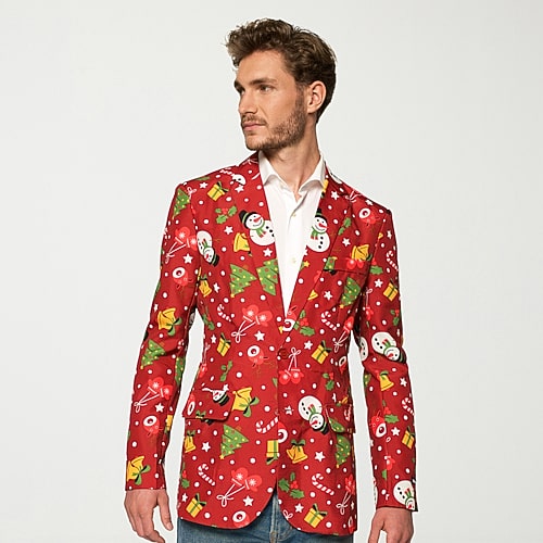 Click here for Suitmeister Light Up Christmas Mens Slim Fit Blaze... prices