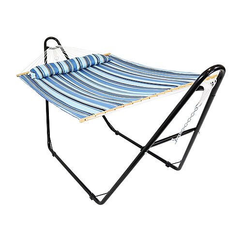 Click here for Double Quilted Fabric Hammock with Universal Steel... prices