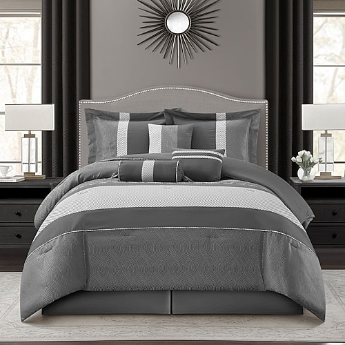 Click here for Stratford Park Corell Black 7-Pc. Comforter Set  C... prices