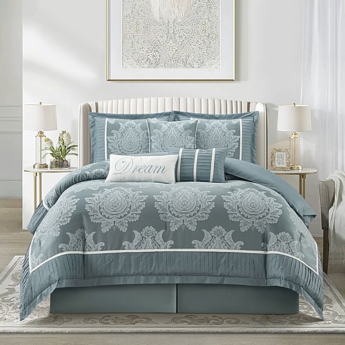 Click here for Stratford Park Therese Damask 7-Pc. Comforter Set... prices