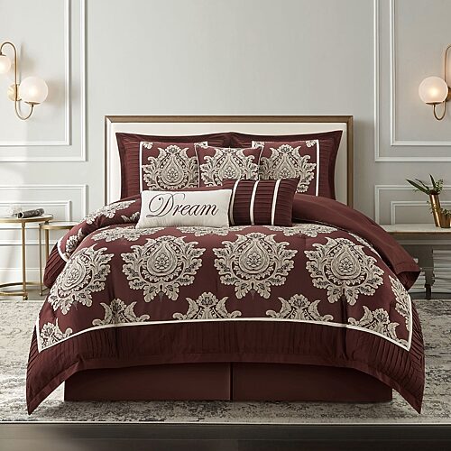 Click here for Stratford Park Thess 7pc Damask + Scroll Lightweig... prices