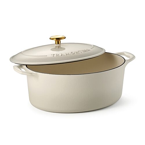 Click here for Tramontina Cast Iron 7-Quart Oval Dutch Oven Pot w... prices