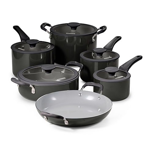 Click here for Tramontina Aluminum Ceramic 11-pc. Nesting Cookwar... prices