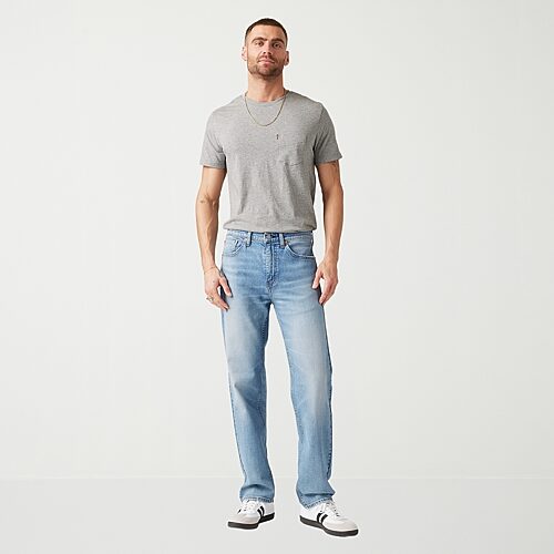 Click here for Levis Mens 505 Straight Leg Regular Fit Jean  32 3... prices