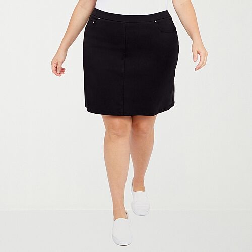 Click here for Hearts Of Palm Womens Mid Rise Plus Skort  24w  Bl... prices