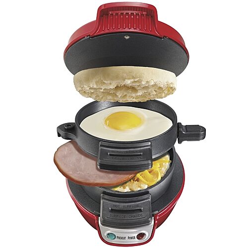 Click here for Hamilton Beach 25476 Breakfast Sandwich Maker  Red prices