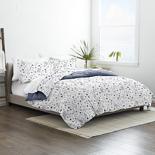 Ienjoy Home Forget Me Not Reversible Comforter Sets