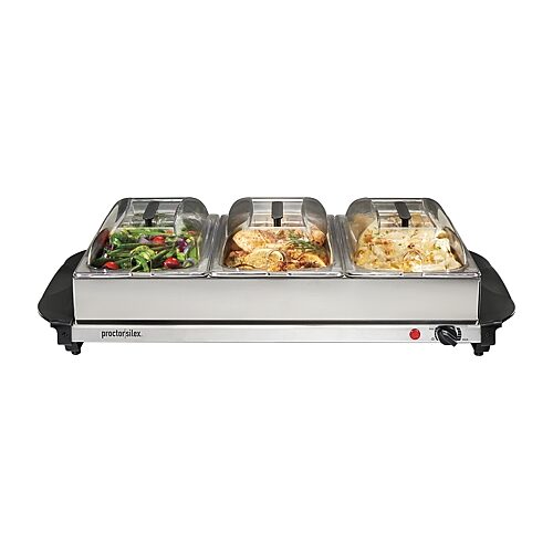 Click here for Proctor Silex Buffet Server/Warming Tray - Stainle... prices