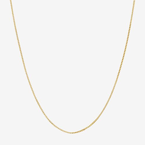 Click here for 14K Gold .75mm Box Chain Necklace  One Size prices