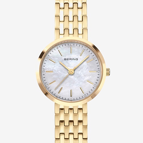 Click here for Bering Womens Gold Tone Stainless Steel Bracelet W... prices