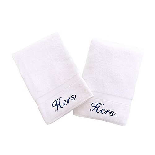Click here for Linum Home Textiles Hers And Hers 2-pc. Hand Towel... prices