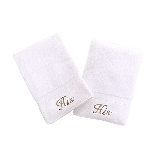 Click here for Linum Home Textiles His And His 2-pc. Hand Towel... prices